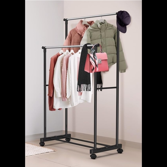 Storage & Organization | New Simple Houseware Double Rod Portable ...